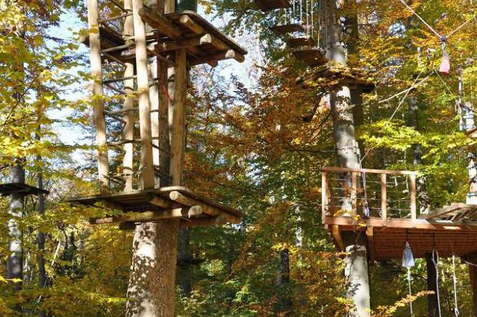 Local destination The Lichtenstein Castle Ropes Course in Lichtenstein ...